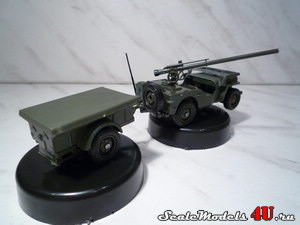 Масштабная модель автомобиля Jeep Willys (Cannon) фирмы Solido.
