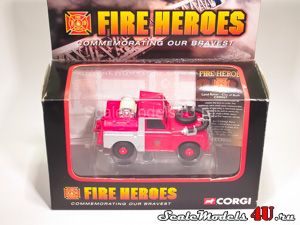 Scale model of Land Rover SWB City of Bath Fire Brigade (1958) produced ...